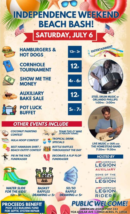 American Legion Post 323 invites you their Independence Weekend Beach ...